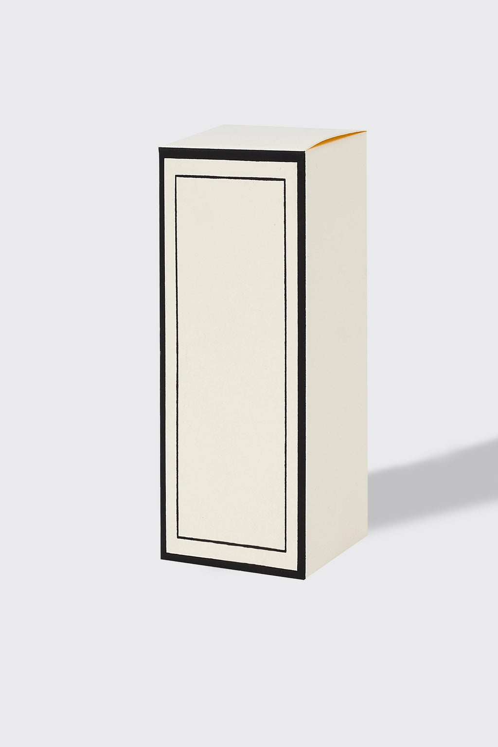 5.5x5.5x12 cm 50 ml Krem Baskılı Parfüm Kutusu – Miligram Paper